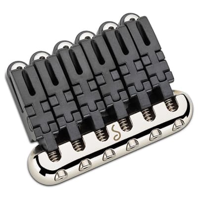 Schaller Electric Guitar Bridge Hannes 6 String Chrome | Reverb