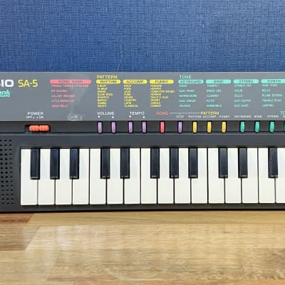 Casio SA-5 Vintage 1991 Mini Sample Based Synth Keyboard | Reverb UK