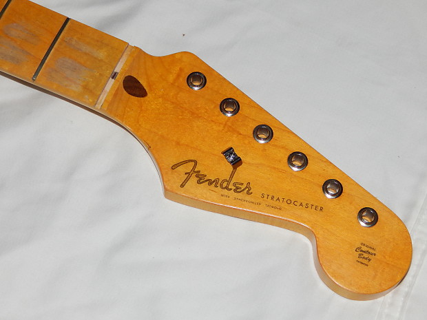 Nitro Relic Roadworn aged maple Neck made to fit Fender | Reverb