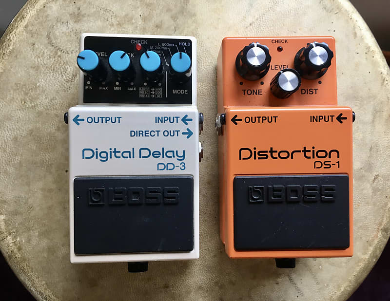 Boss DD-3 DS-1 Effect Pedals Delay Distortion | Reverb