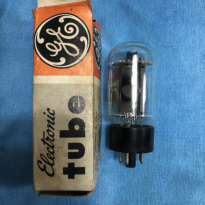 Vintage Tube GE 6L6GC Black Base Made in U.S.A Tested Good | Reverb