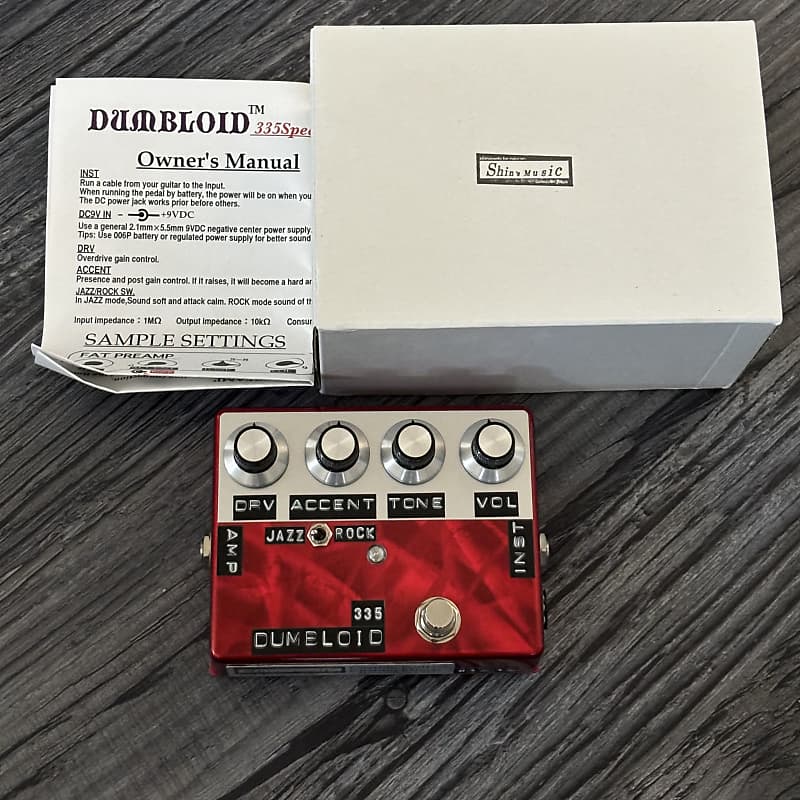Shin's Music Dumbloid 335 Special 2020's - Red Scratch | Reverb