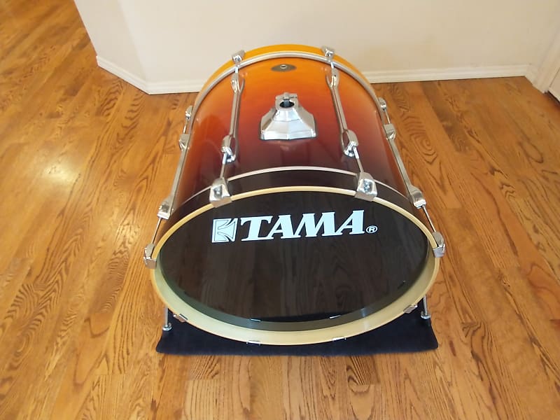 Tama Rockstar 22 Round X 18 Bass Drum, Sunburst Lacquer | Reverb