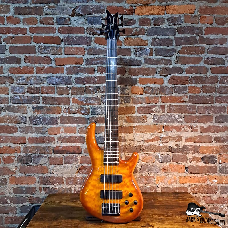 Dean Edge Q6 6-String Bass (2000s - Cherryburst) | Reverb Canada
