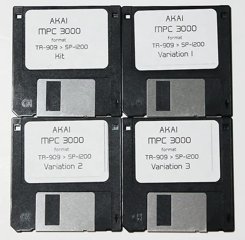 Akai MPC 3000 2000 2000xl Format Floppy Disk Sample Library | Reverb