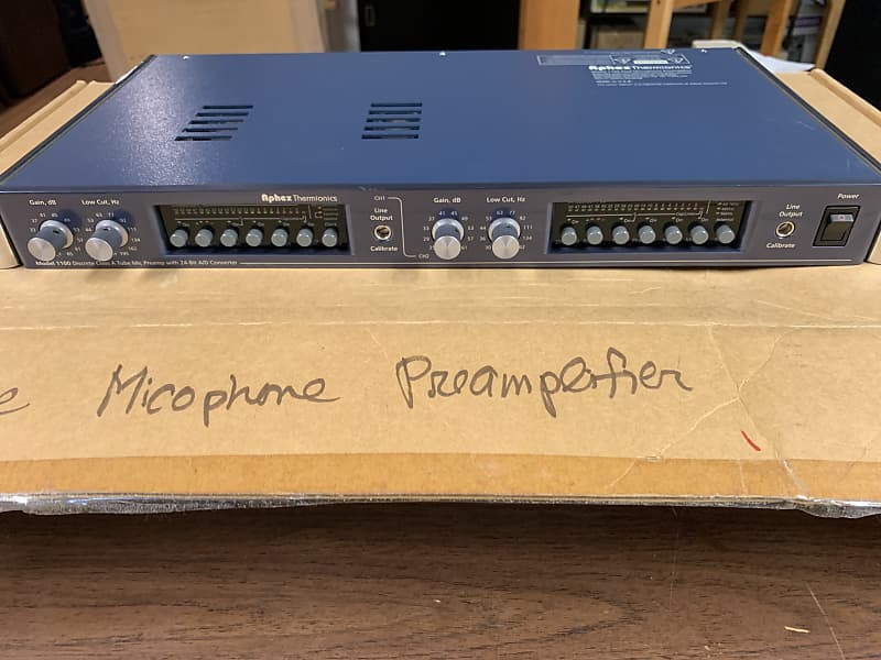 Aphex 1100 2 channel tube microphone preamp with digital | Reverb