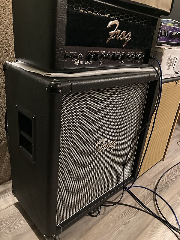 LAST PRICE!!!! Frog Amps 2x12 Cabinet 2020 Black With | Reverb