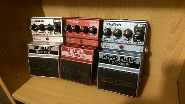 Digitech 3 Pedal Lot Delay Distortion Phase | Reverb