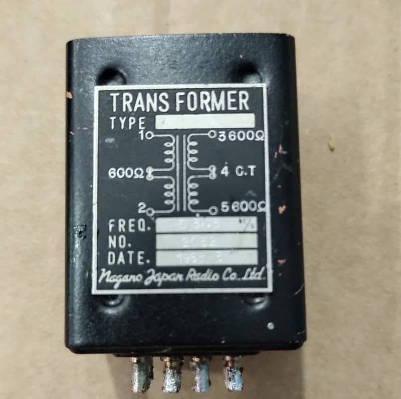 Vintage Audio Transformer JRC Military 600ohm Transformer | Reverb