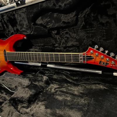 ESP EX Jesper Stromblad In Flames Explorer Reverse Headstock | Reverb