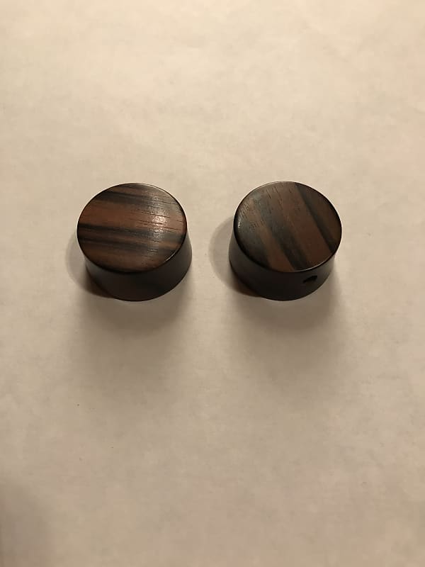 Hailwood Custom Parts Macassar Ebony Wood Control Knobs Set | Reverb