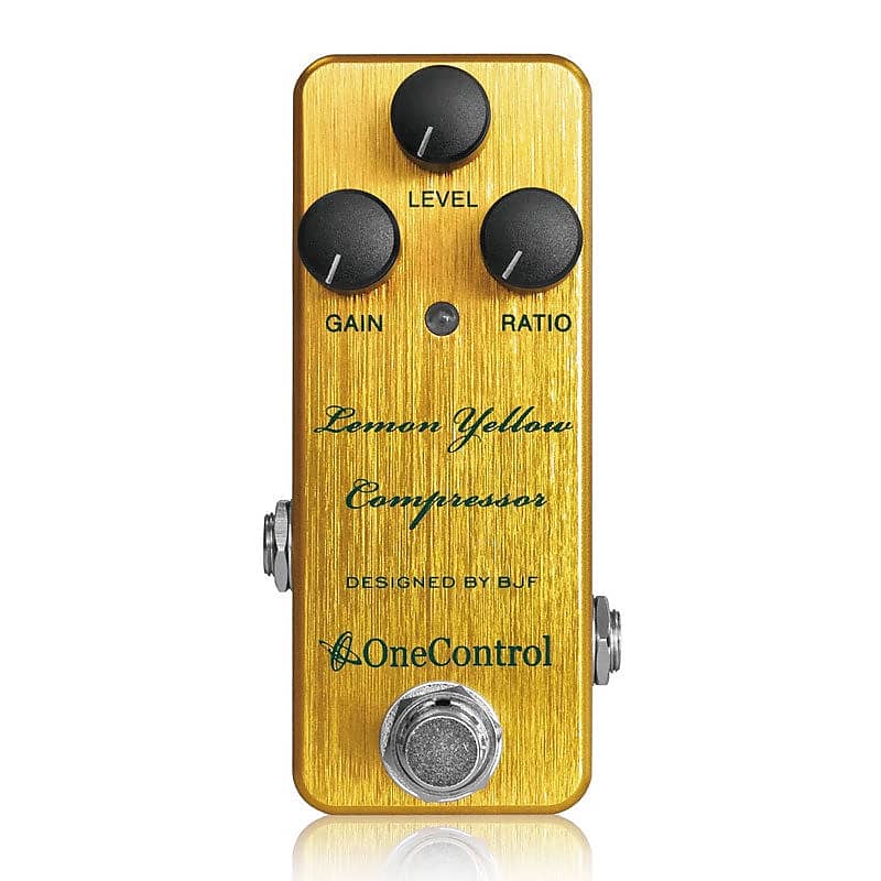 One Control BJF Series Lemon Yellow Compressor OCLYC | Reverb