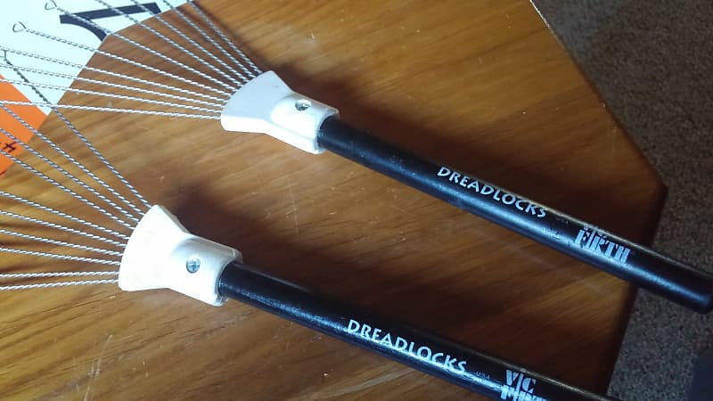 Vic Firth Dreadlocks Brushes VERY COOL ! | Reverb