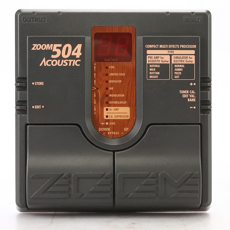 Zoom 504 Acoustic Modeling Multi-Effects Pedal #46555 | Reverb
