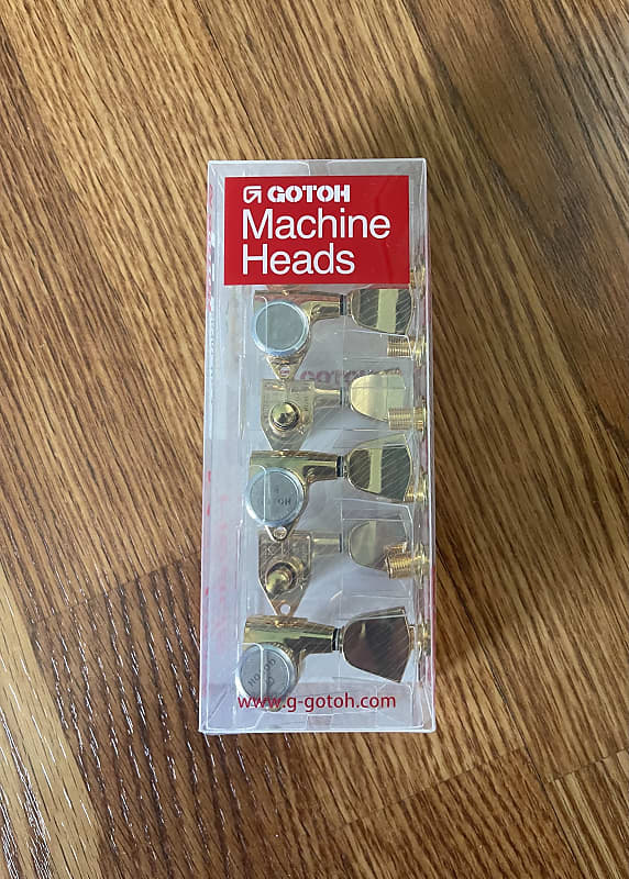 Gotoh SG301-MG-T 3x3 Locking Tuners - Gold | Reverb