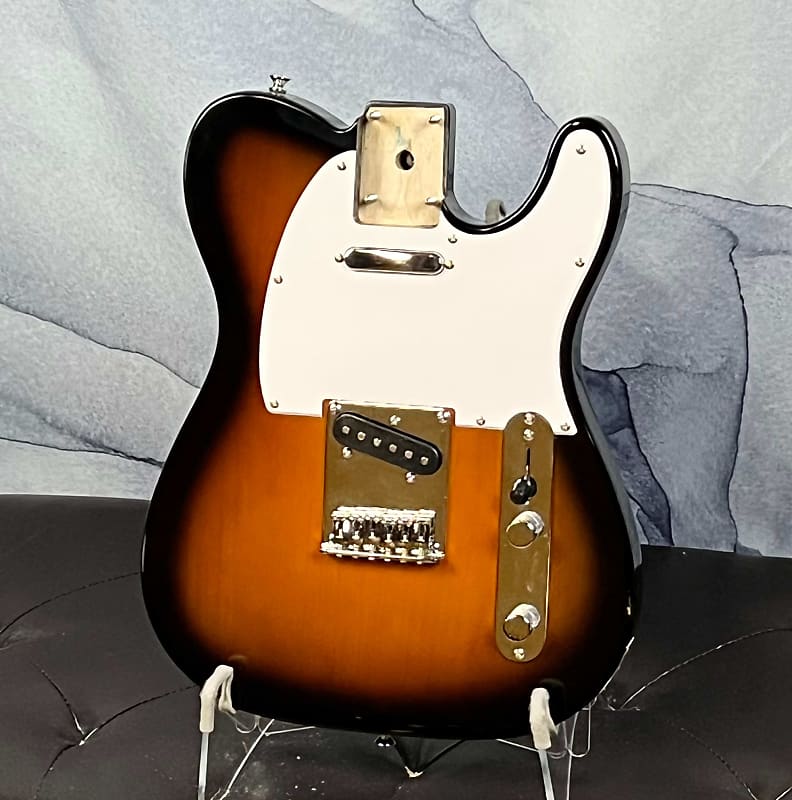 Squier Loaded Telecaster Body Sunburst Finish | Reverb