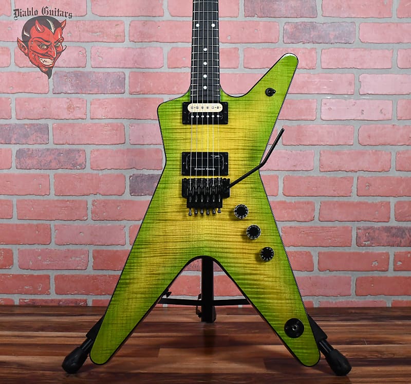 Dean USA Dime Bag Dime Slime ML Flame Maple Top Dime Slime | Reverb