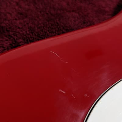 Lotus Strat Copy 1980s - Red - Fine Tuner Bridge & locking | Reverb