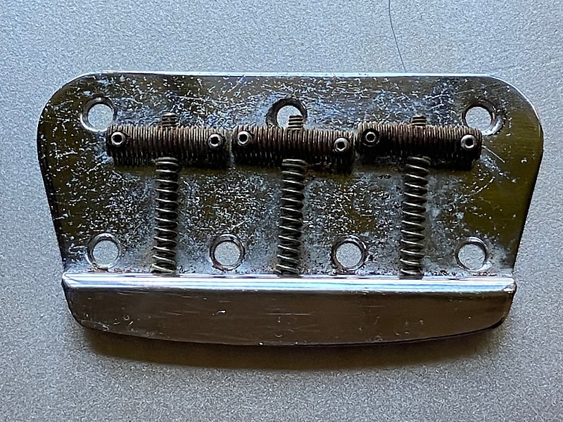 Fender Duo-Sonic Musicmaster Bridge Assembly 1960s | Reverb