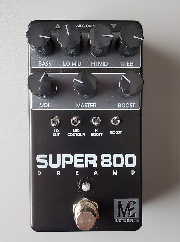Master Effects Super 800 Preamp - Black | Reverb