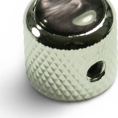 Q-Parts Knobs With Vine Inlay - Dome Chrome | Reverb