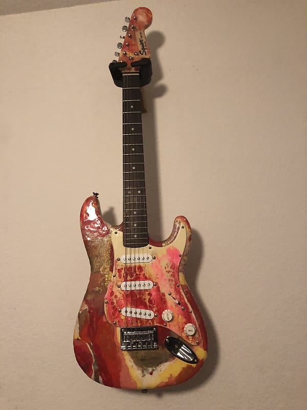 Squier Mini Stratocaster MT CUSTOM PAINT | Reverb