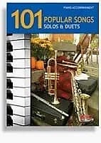 101 Popular Songs Solos & Duets Piano Accompaniment | Reverb