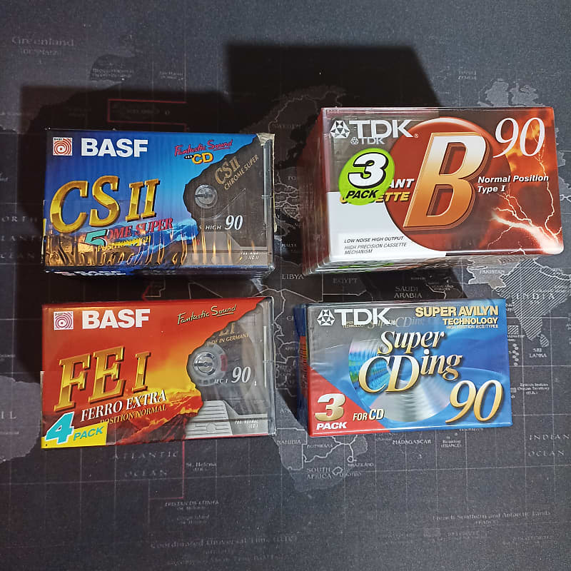 TDK & BASF 17 Pcs New Sealed Cassette Tape | Reverb