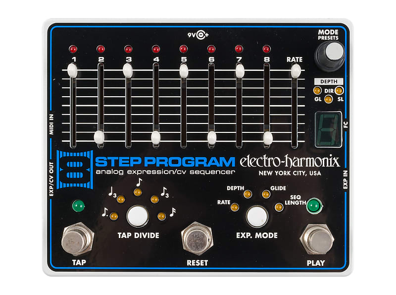 Electro-Harmonix 8 Step Program Expression / CV Sequencer | Reverb
