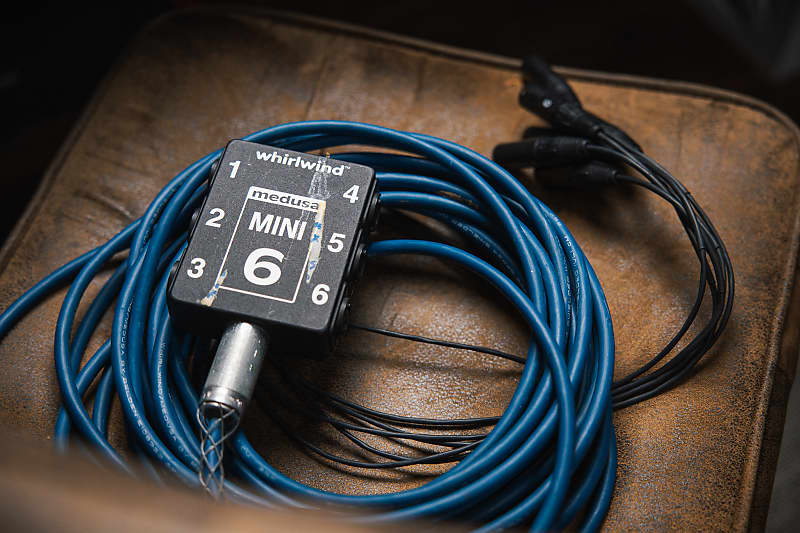 Whirlwind Medusa mini 6 50' XLR snake 6 channel | Reverb