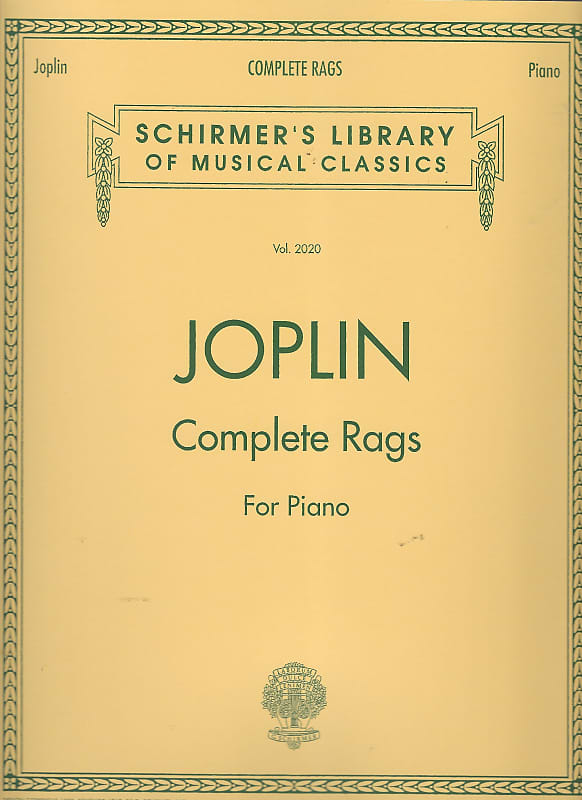 Joplin Complete Rags For Piano Piano | Reverb