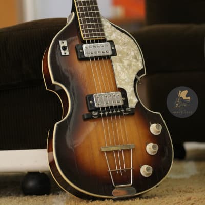 1966 Hofner 459 - Violin Guitar - Sunburst. | Reverb
