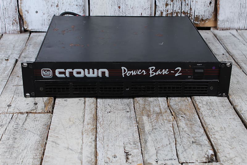 Crown Power Base 2 Power Amplifier 2 Channel Power | Reverb Australia