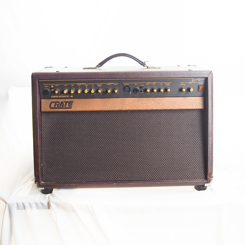 Crate CA-60 60-watt 2x6" stereo acoustic guitar amp, works | Reverb