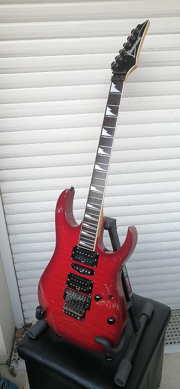 Ibanez Rg770FM 1991 - Red black sunburst | Reverb UK