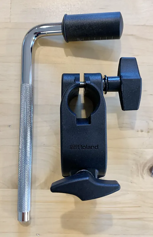 NEW Roland MDH-6U V-Drum 1.5 inch Rack Clamp + L Arm - Pad | Reverb