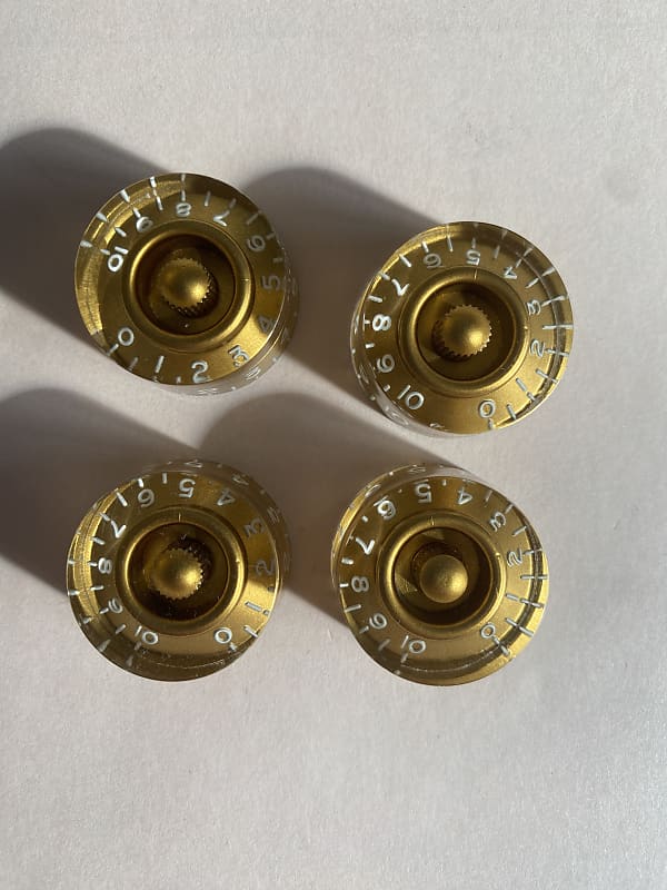 Gibson Speed Knobs 4-Pack - 1990 - Gold | Reverb UK