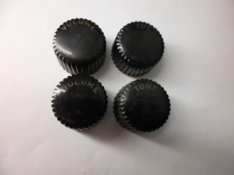 Vintage Silvertone Harmony Guitar Knobs Original Cupcake 60's | Reverb