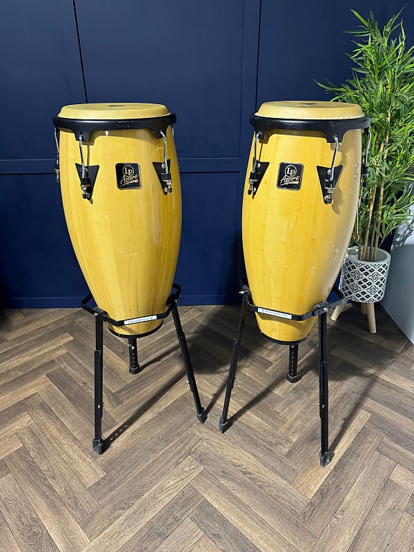 LP Latin Percussion Aspire Congas 11"&10" with Stands / | Reverb UK
