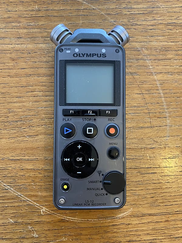 Olympus LS-12 Linear PCM Recorder Gun Metal Grey | Reverb