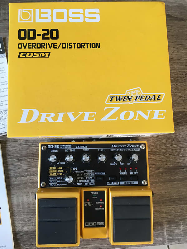 Boss Drive zone 2002 - Jaune | Reverb