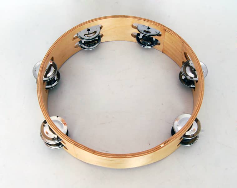 FLT-T09-12 Skinless Tambourine with 12 Bells Fleet | Reverb
