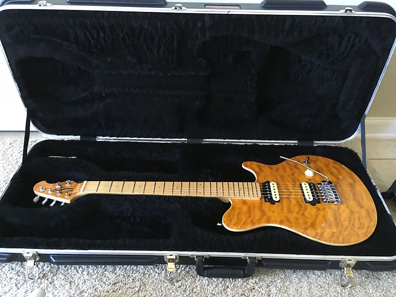 Ernie Ball / Music Man / OLP MM1 EVH Axis Trans Gold | Reverb