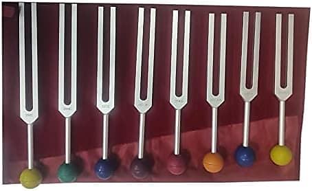 Solar Harmonic Spectrum Tuning Fork Kit with Velvet Pouch | Reverb