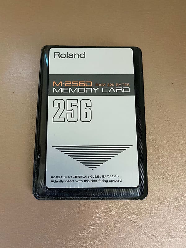 Roland M-256D Memory Card 256 RAM 80s | Reverb