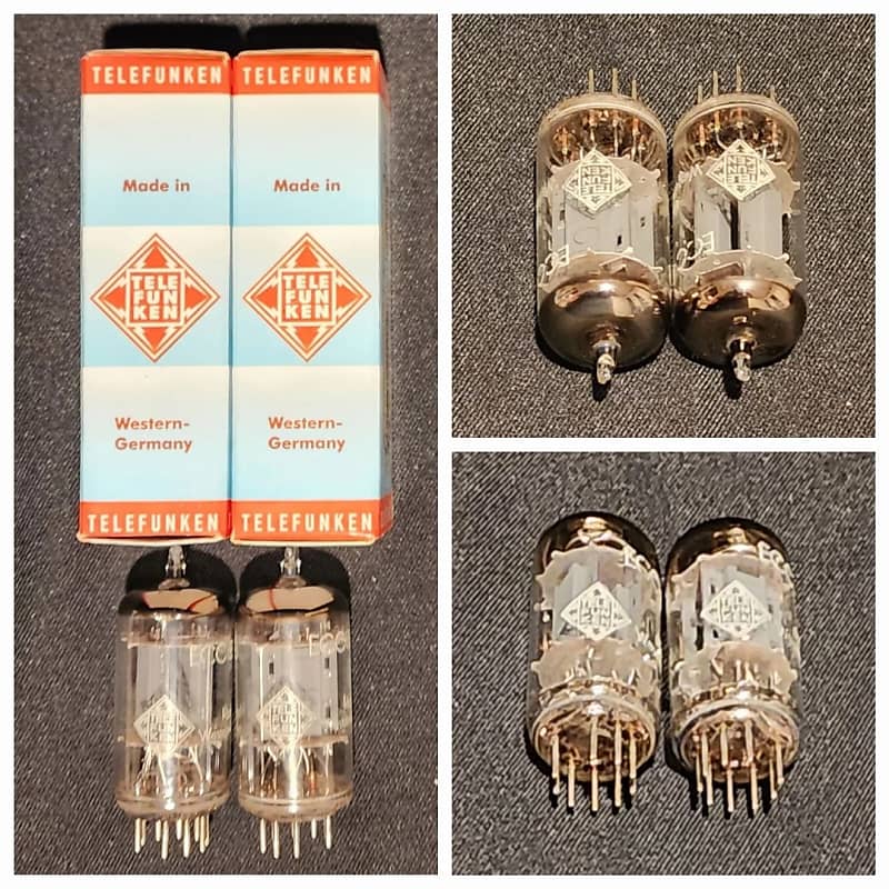 Telefunken 12AX7 ECC83 1960's - Clear | Reverb