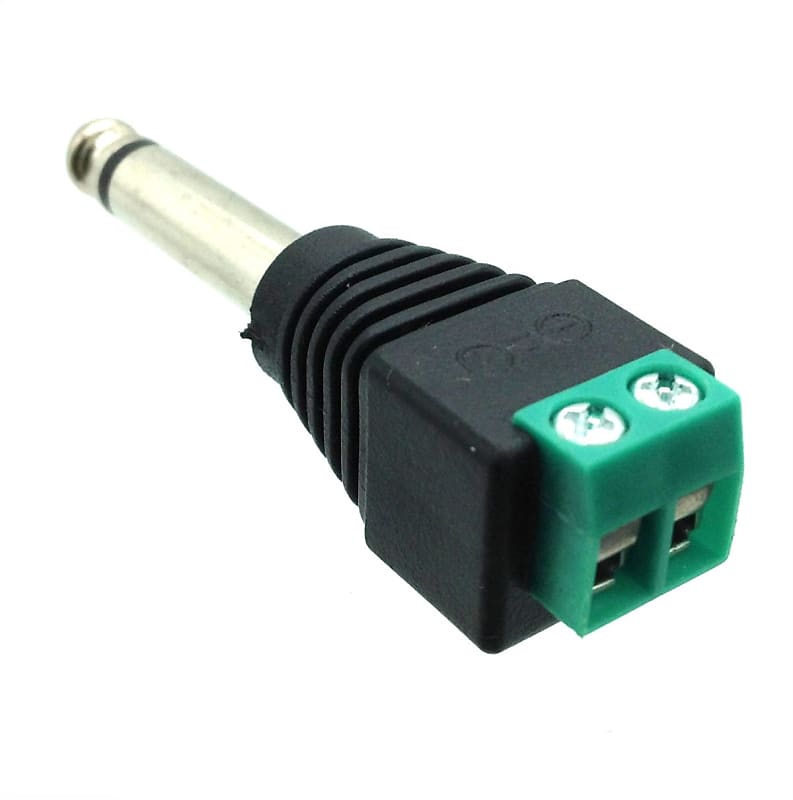 1/4 Inch Mono Male to Screw Terminal Adapter | Reverb