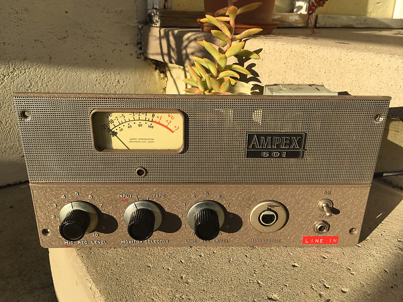 Ampex 601 Vintage Tube Pre Amp w Input Transformer, DAW Ready | Reverb