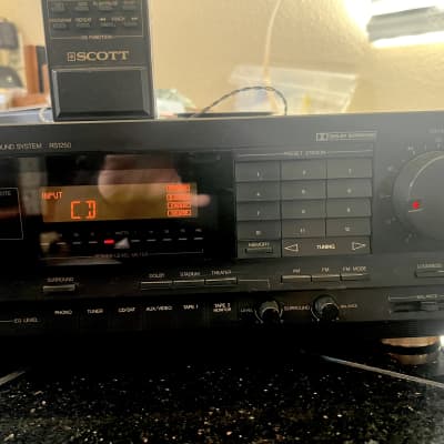 Scott RS1250 AM/FM Stereo Receiver Dolby Surround System with | Reverb