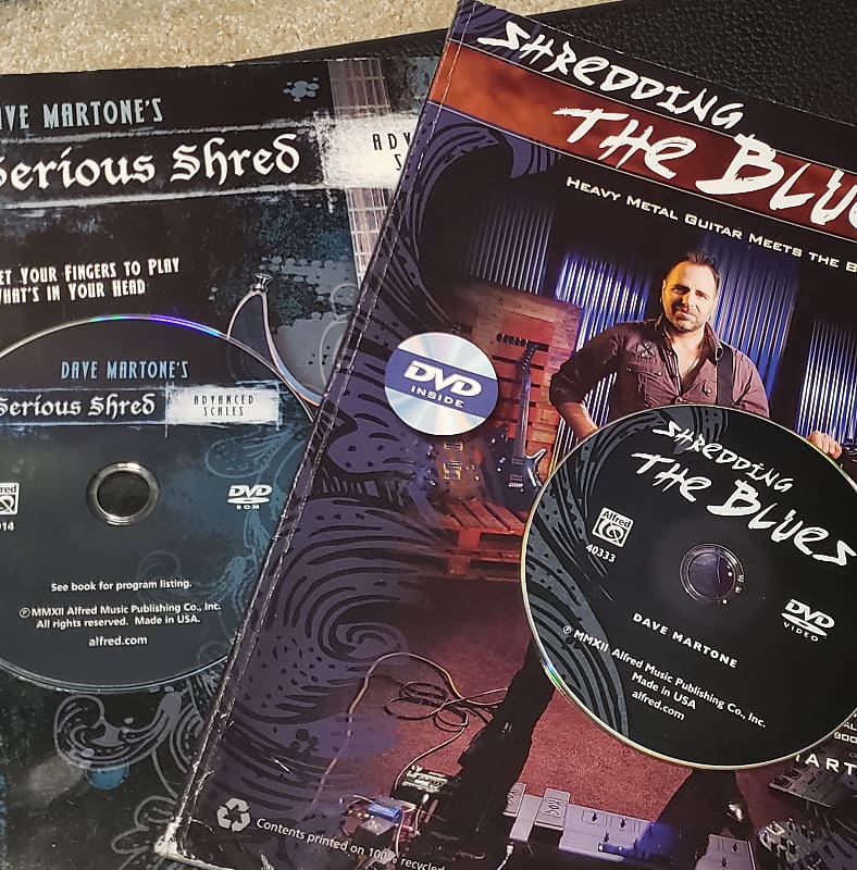 Shred Guitar Dave Martone's Serious Shred Advanced Scales and | Reverb
